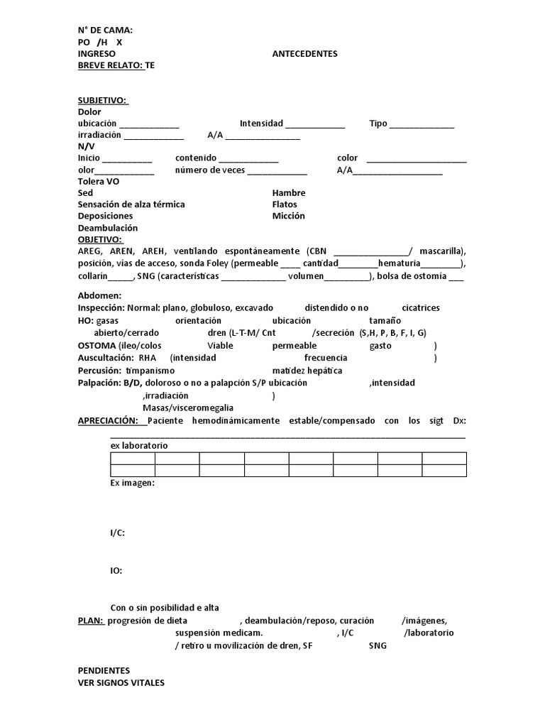 Soap | PDF | Medicina CLINICA | Especialidades Medicas