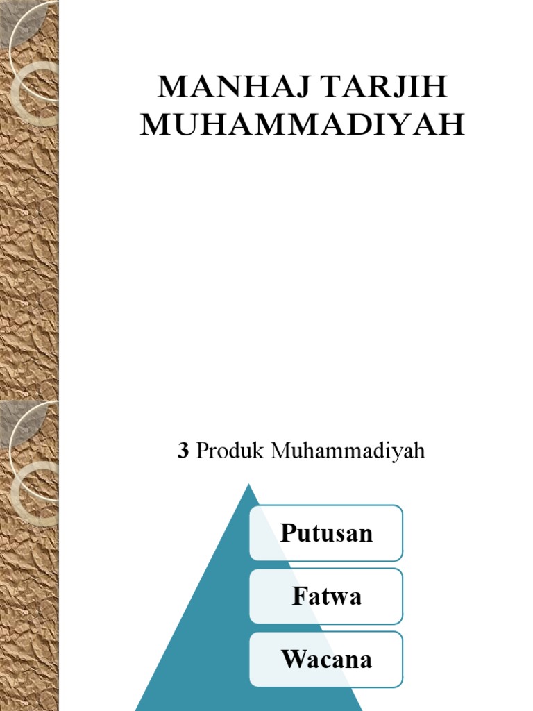 Nalar Manhaj Tarjih Muhammadiyah | PDF