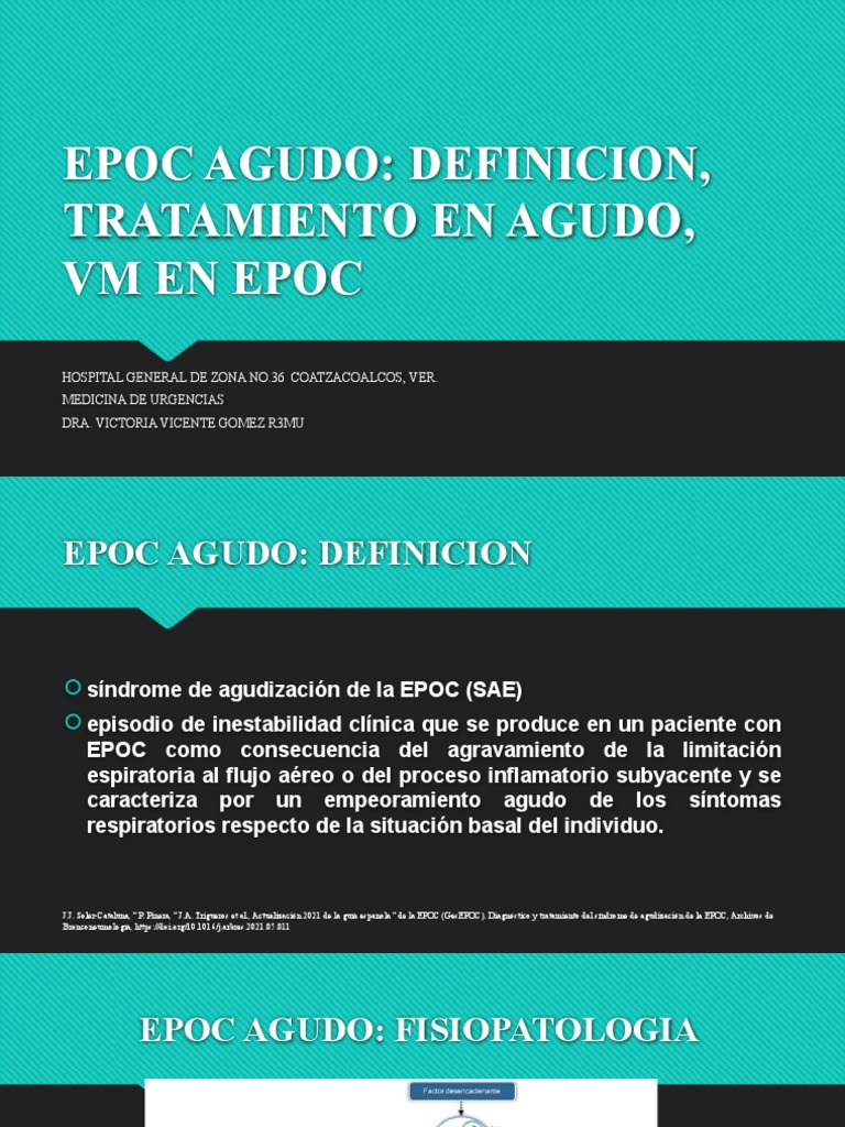 EPOC | PDF | Enfermedad pulmonar obstructiva crónica | Síndrome