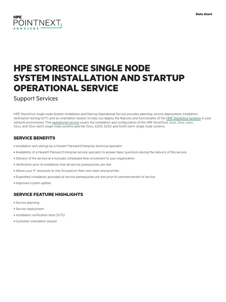 Storeonce Single G3 - G4 | PDF | Computer Network | Backup
