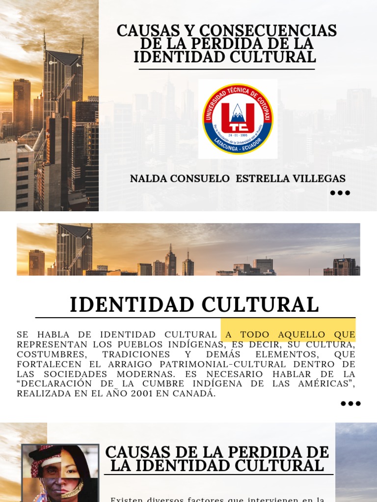 Causas y Consecuencias de la Pérdida Cultural | PDF | Tradiciones ...