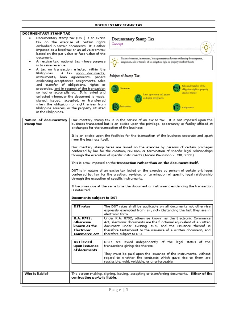 Stamp Tax | PDF | Taxes | Debt