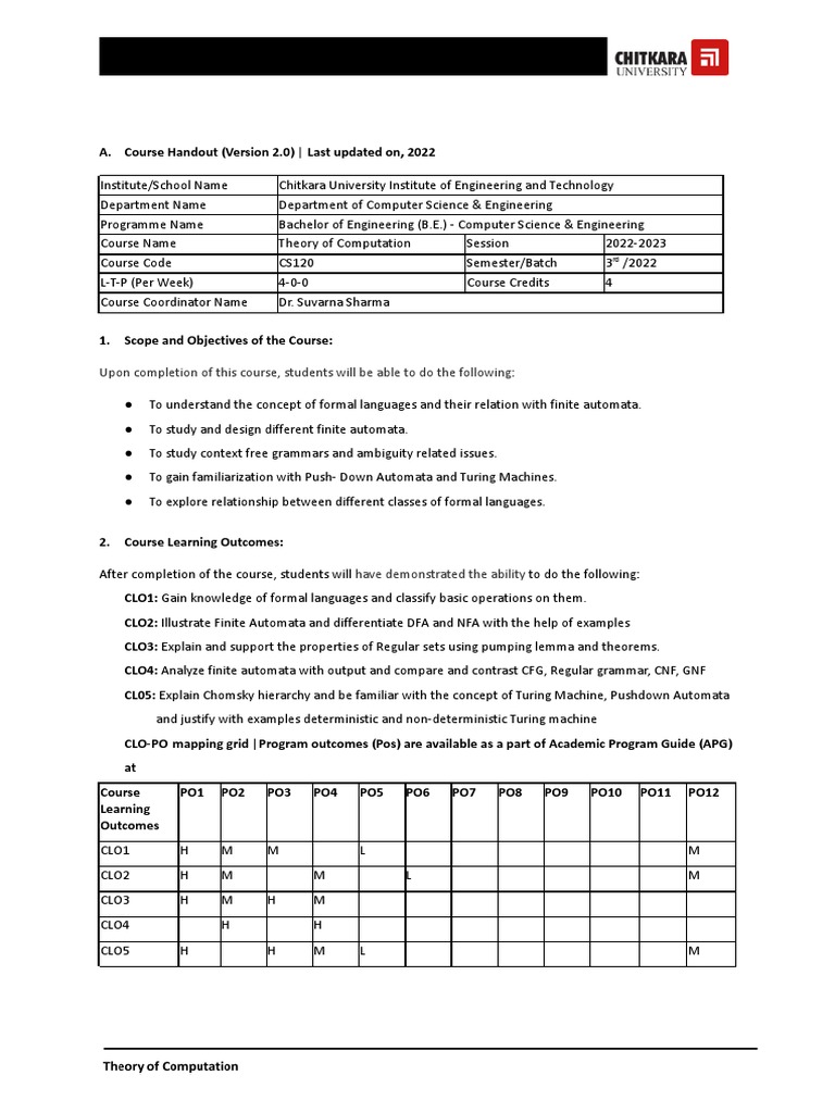 32877.TOC - CHO 3rd Sem | PDF | Regular Expression | Parsing