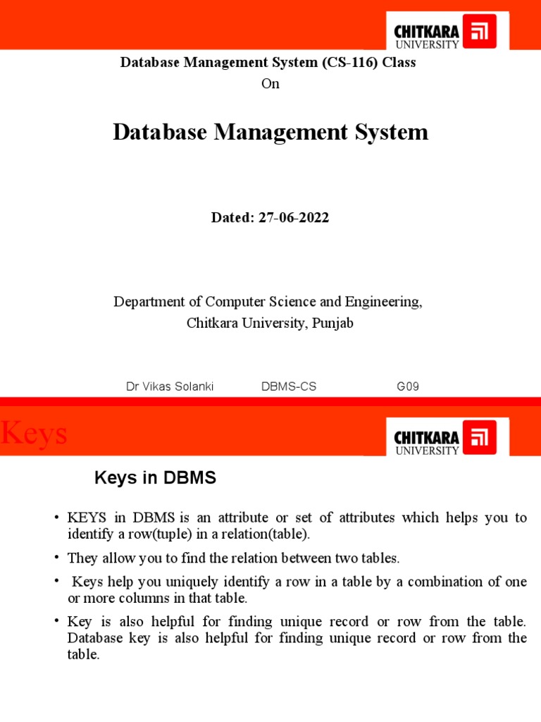 Understanding Database Keys and Their Types | PDF | Relational Database | Computer Programming