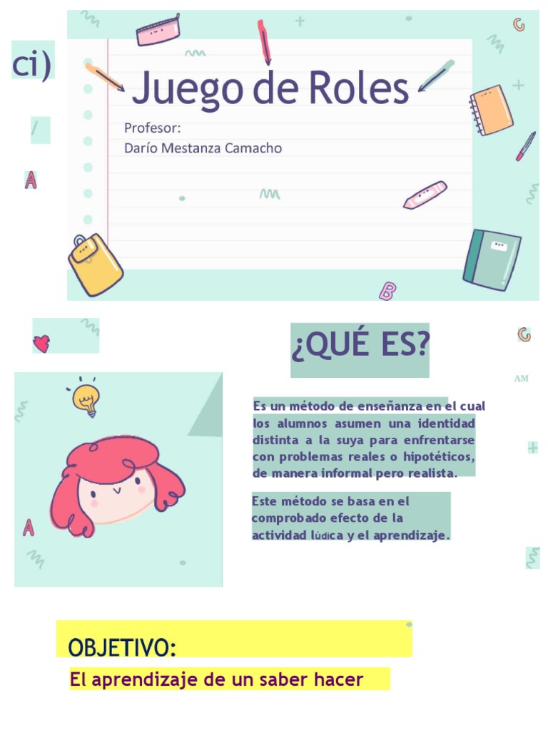 3 Juegos de Roles | PDF | Ciencias del comportamiento | Modificación de ...