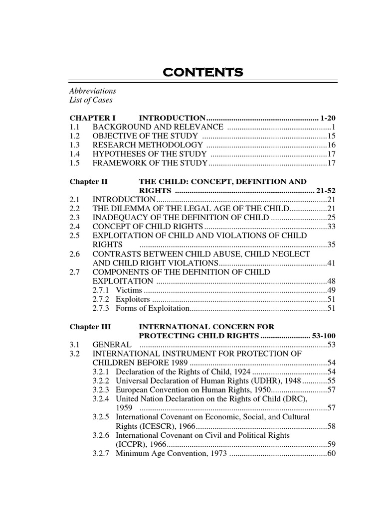 Child Act | PDF | Children's Rights | Convention On The Rights Of The Child