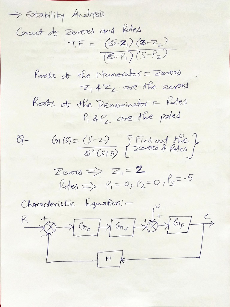 Stability (Routh Array and Root Locus) | PDF