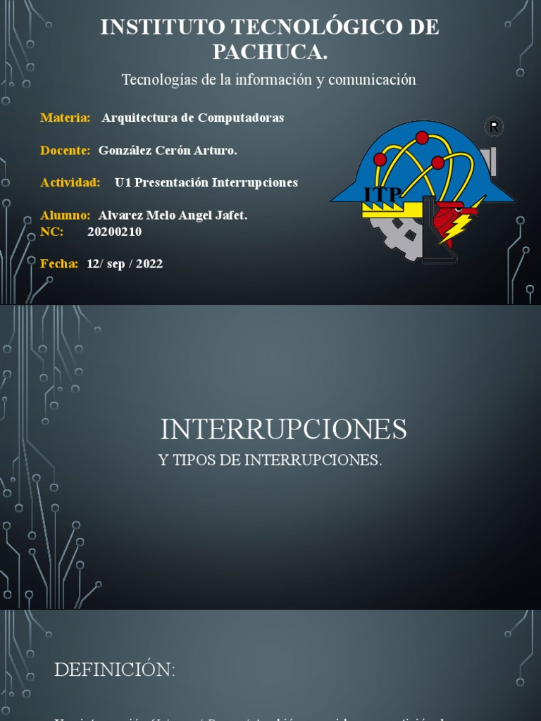 INTERRUPCIONES | PDF | Programa de computadora | Programación