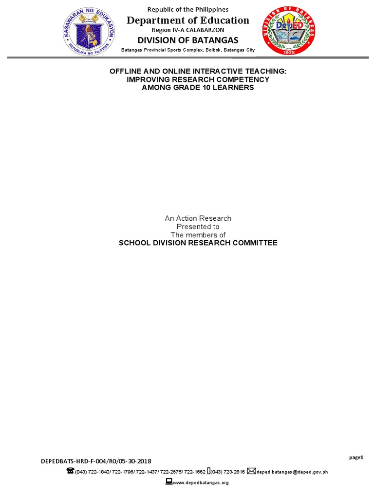 Research Format | PDF | Teaching Method | Teachers