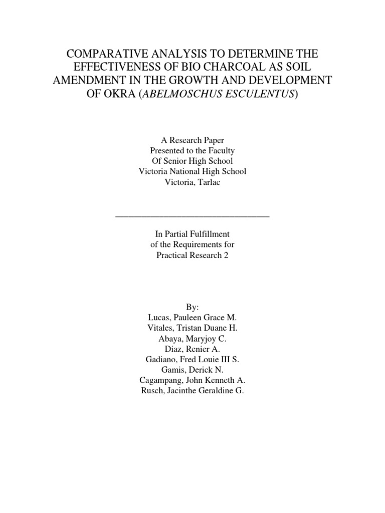 Research Paper Group 7 Introduction | PDF | Soil | Soil Fertility