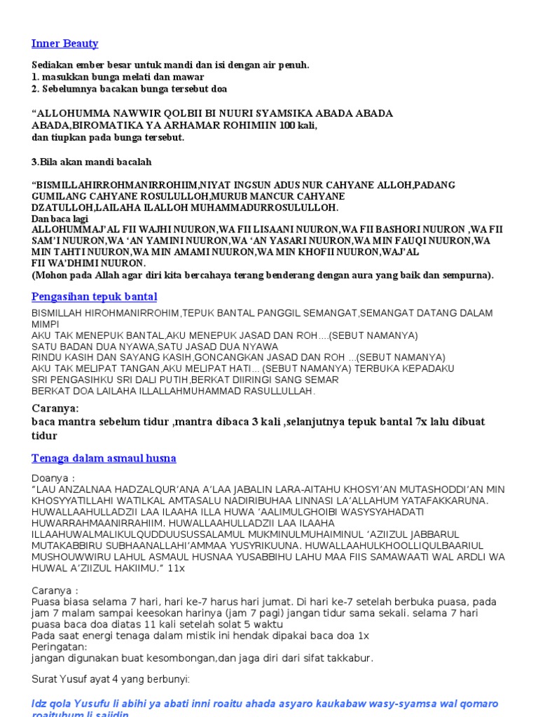 Inner Beauty Tips | PDF