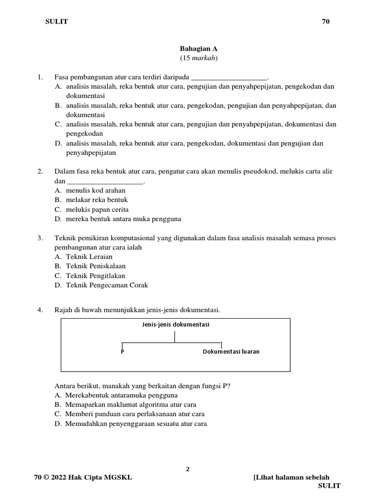 Soalan PPT Ask T3 2022 | PDF