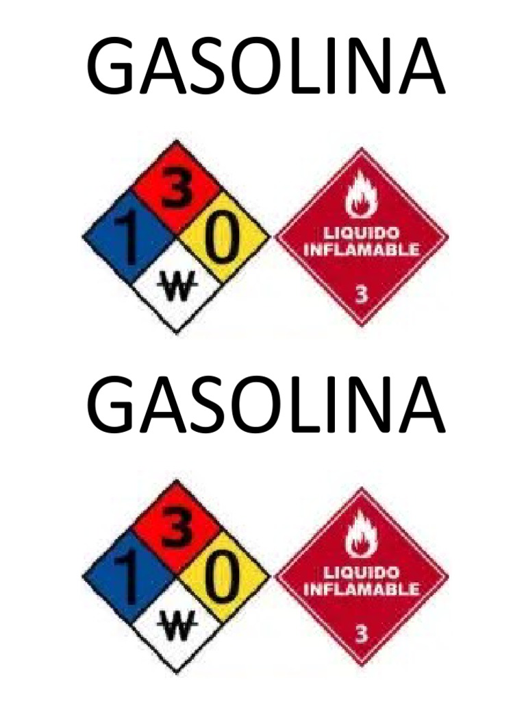 Rotulo Gasolina | PDF