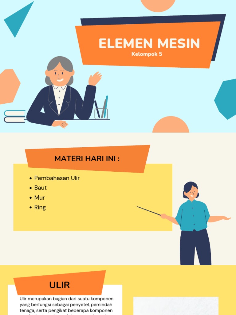Jenis dan Fungsi Baut, Mur, dan Ring | PDF