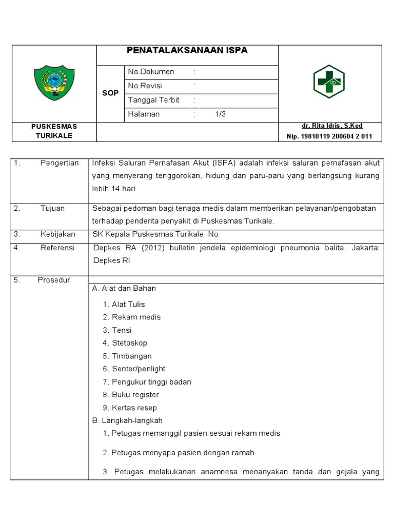 Penatalaksanaan Ispa | PDF | Sains & Matematika