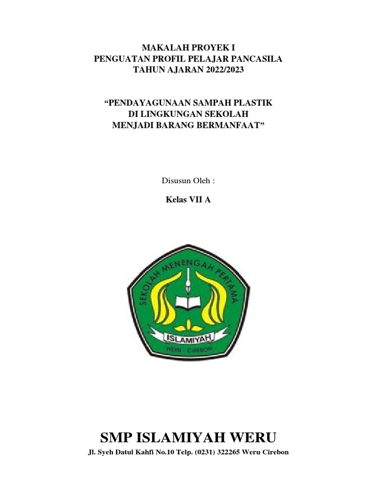 Makalah Proyek | PDF