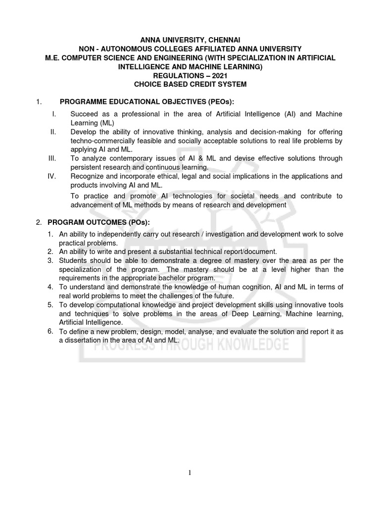 M.E. Cse (Ai&ml) | PDF | Relational Database | Artificial Intelligence