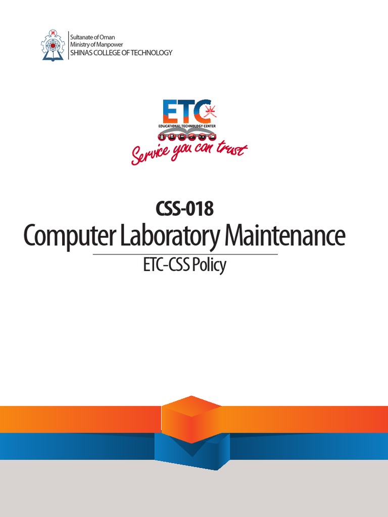 CSS-018 - Computer Laboratory Maintenance | PDF | Laboratories ...
