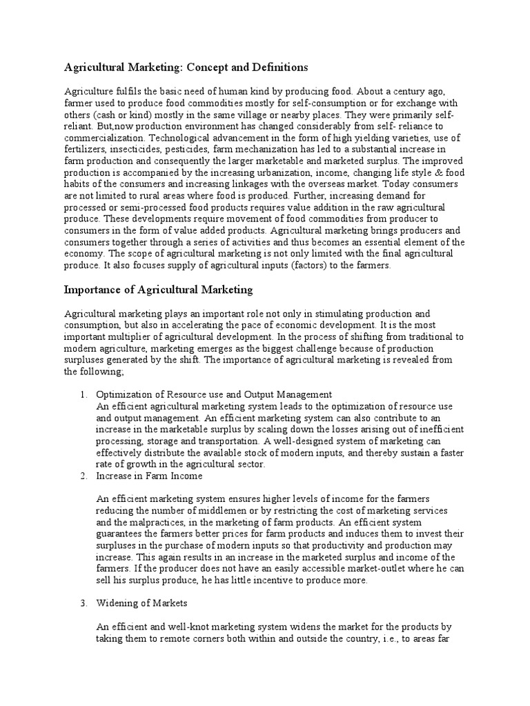 Sannyu Project | PDF | Agriculture | Market (Economics)