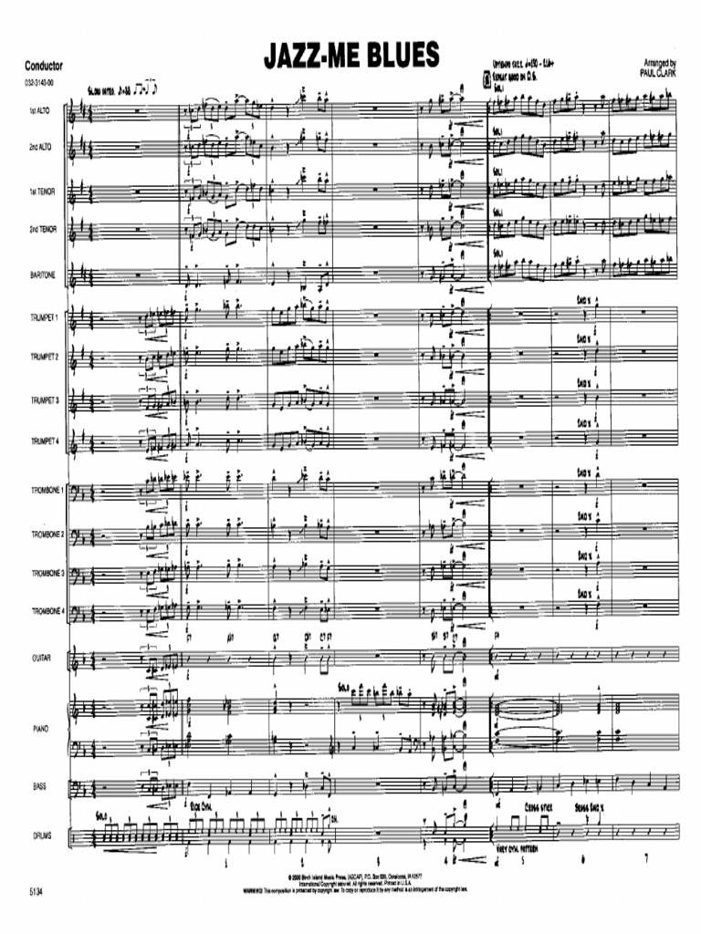 Jazz-Me Blues | PDF