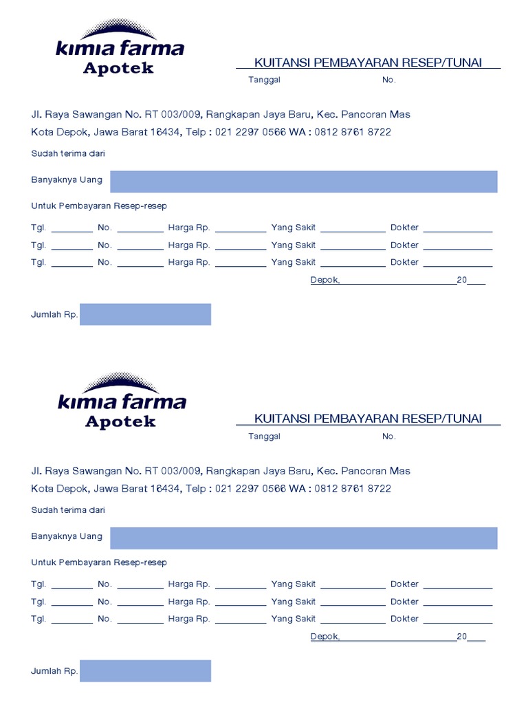 Invoice Kimia Farma | PDF