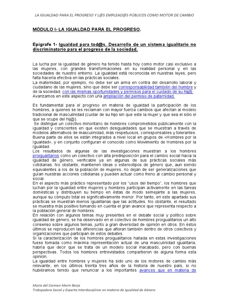 3-La Igualdad para El Progreso y Los Empleados Publicos Como Motor de Cambio | Descargar gratis ...