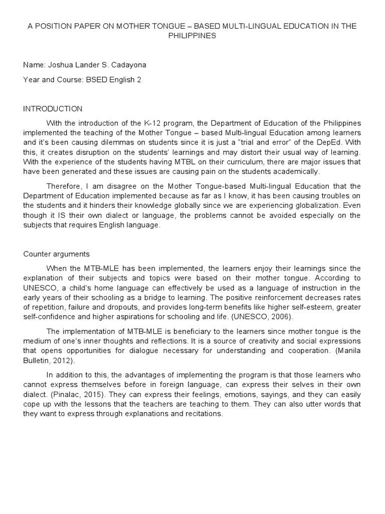 MTB-MLE Challenges in Education | PDF | Teaching Method | Teachers