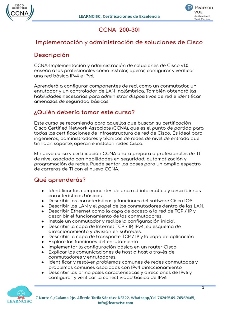 Ccna 200-301 | PDF | Protocolos de internet | Enrutador (Computación)