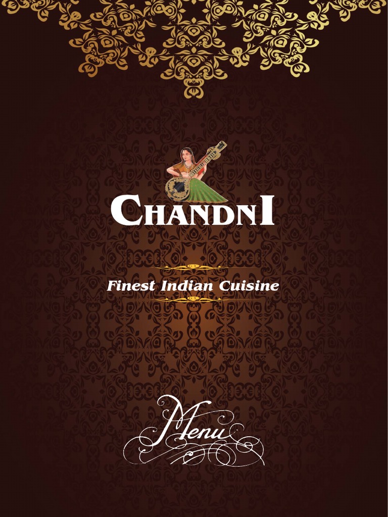 Chandni Indian 2019 Table Menu Proof | PDF | Kebab | Curry