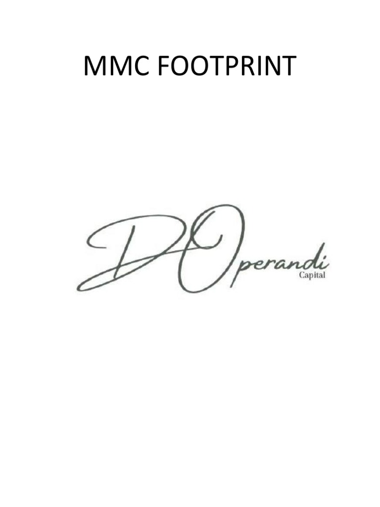 MMC Footprint-1 - 220524 - 181459 | PDF | Market Trend | Microeconomics