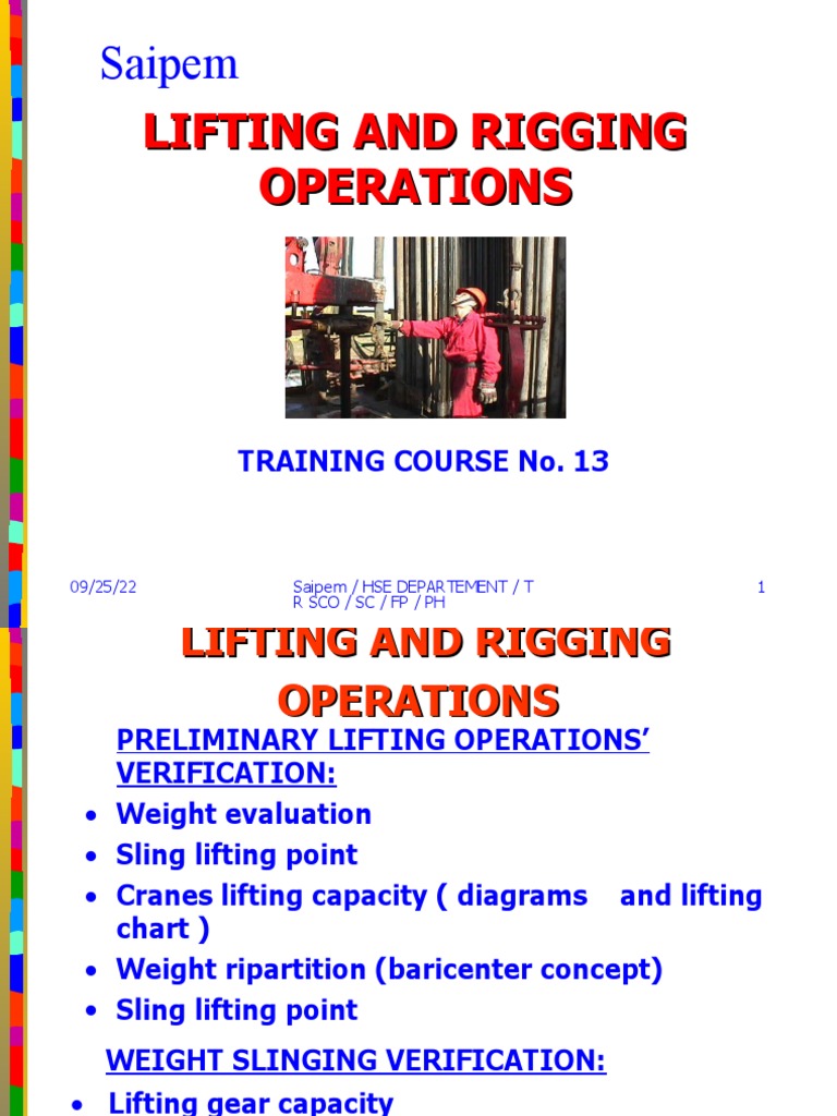 Course 13 Nig - Lifting Operations English | PDF | Triangle ...