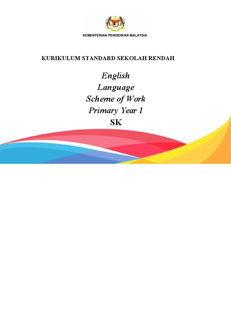 Primary Year 1 SK Scheme of Work | PDF | Teachers | Literacy