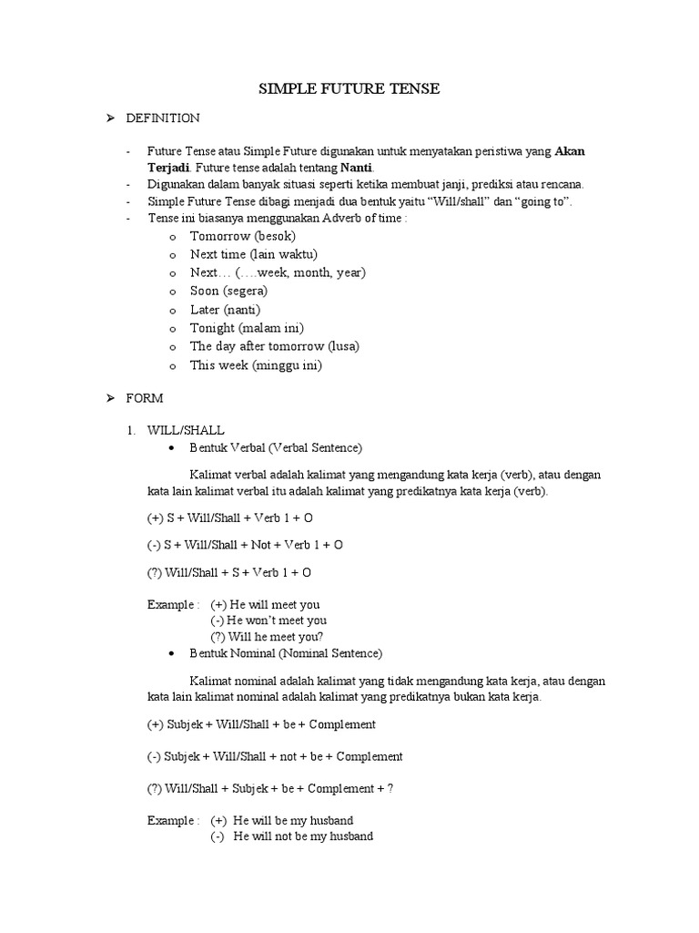 Simple Future | PDF | Seni & Disiplin Bahasa