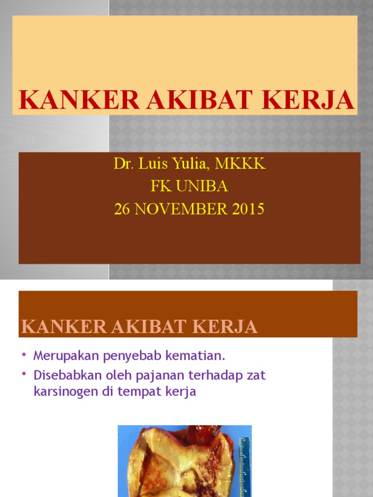 Kanker Akibat Kerja | PDF