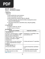 Lesson Plans Grade 4 UNIT 2 | PDF | Reading Comprehension | Applied ...