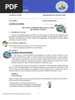 1 - Descriptive Research Design - Pr2 | PDF | Survey Methodology ...