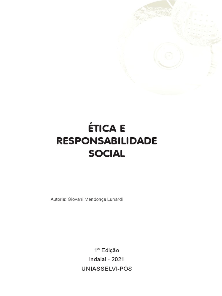 Ética e Responsabilidade Social | PDF | Utilitarismo | Moralidade