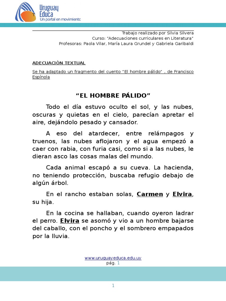 El Hombre Pálido | PDF