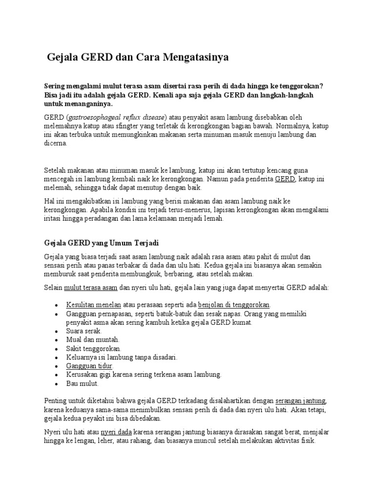 GERD | PDF