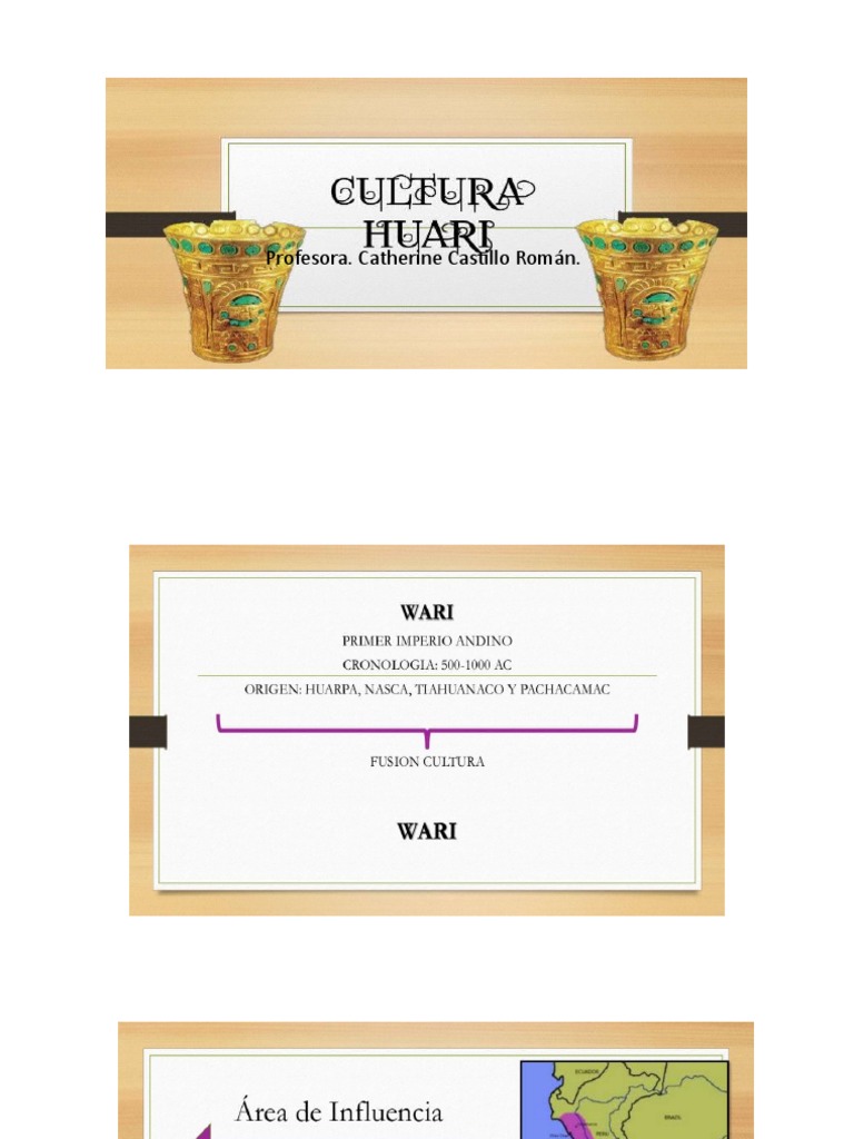 Cultura Huari 4to Grado | PDF