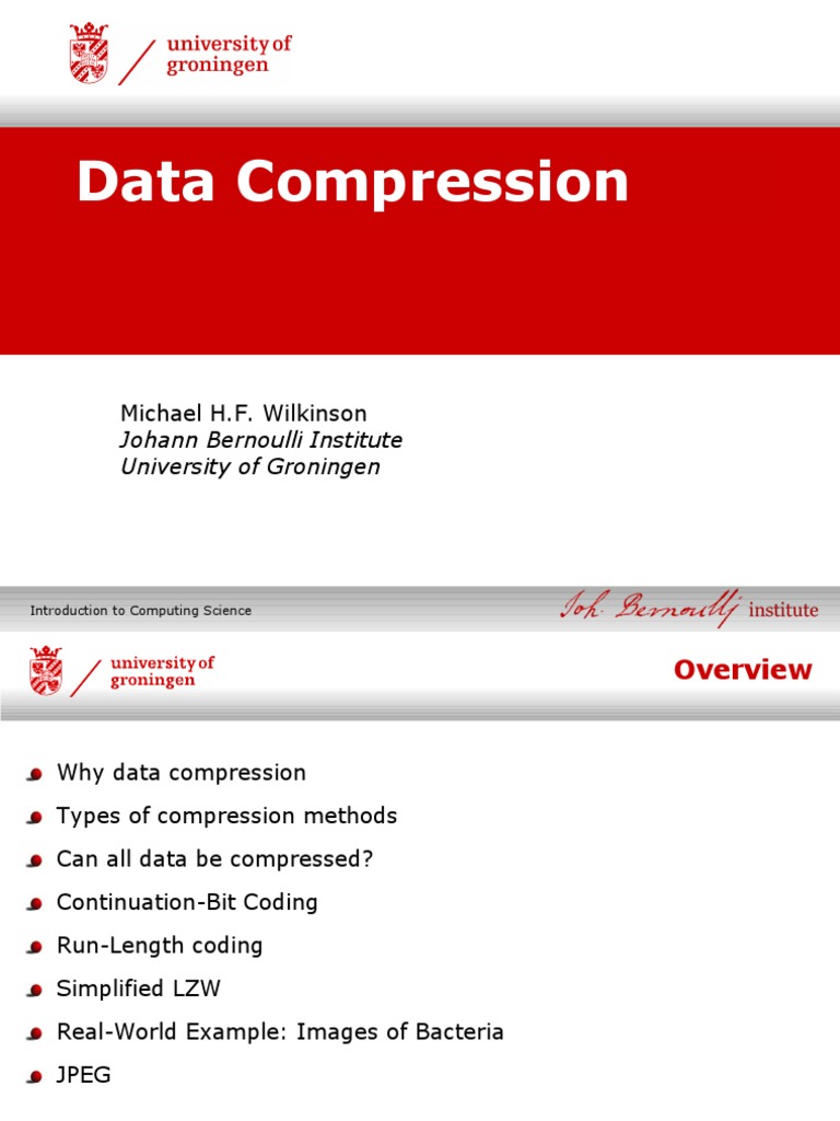 Compression Slides Download Free Pdf Data Compression Code