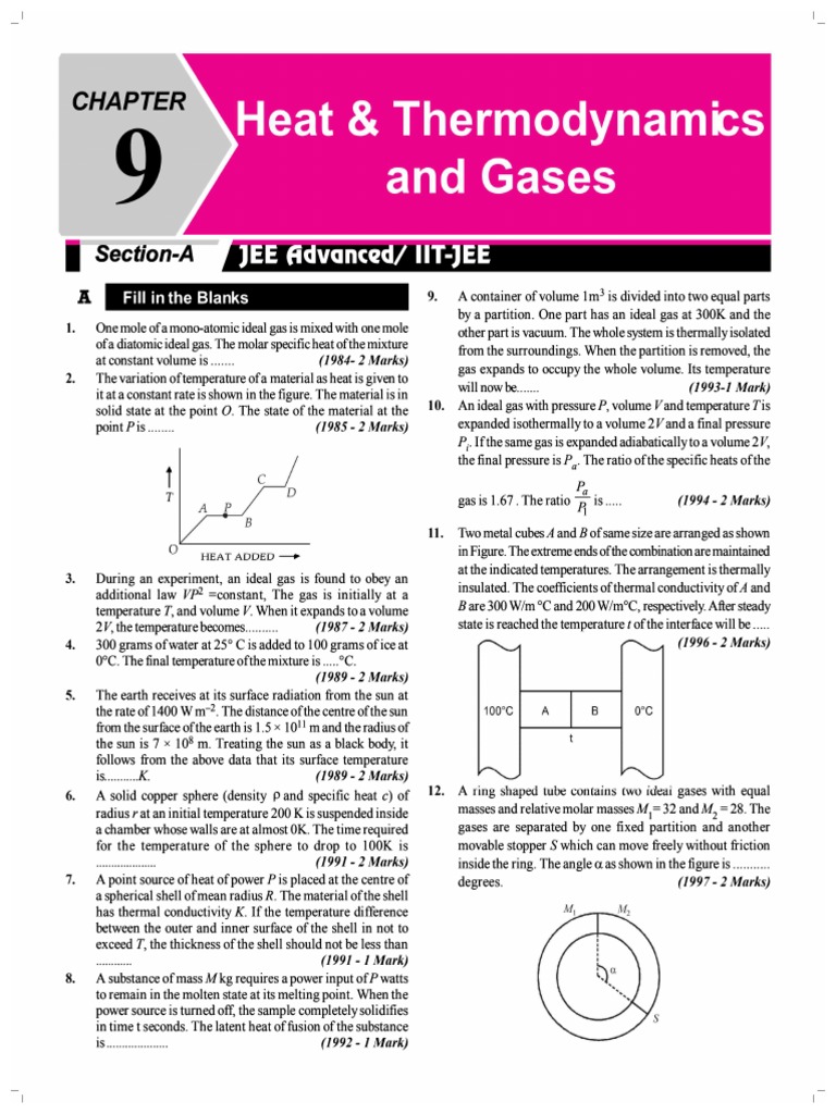 9 Heat and Thermodynamics | PDF