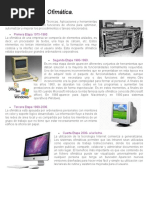 Línea de La Evolución de La Ofimática | PDF | Interfaces gráficas de ...