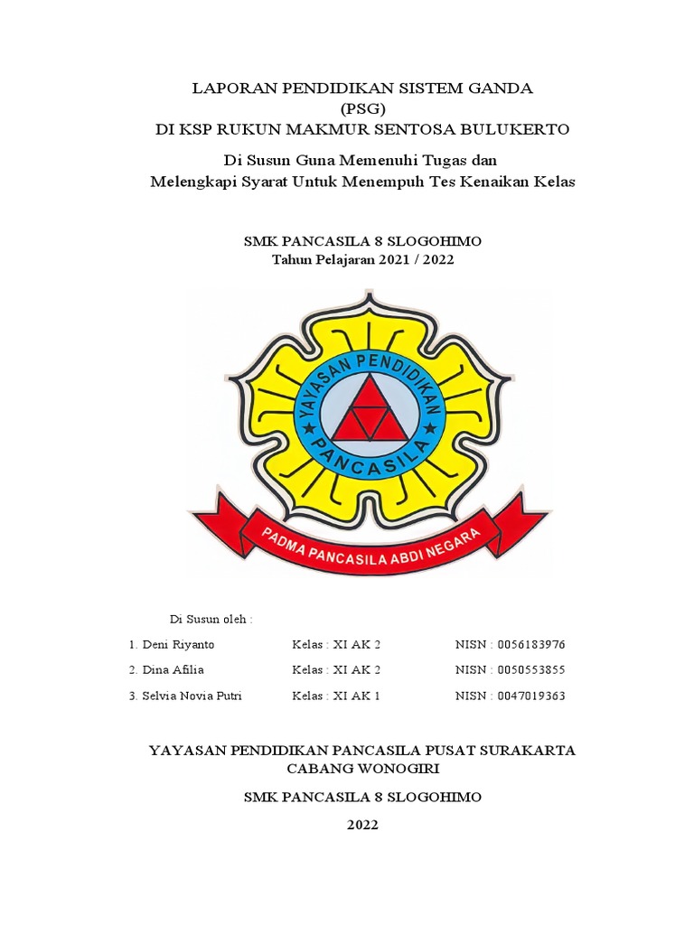 Laporan Pendidikan Sistem Ganda | PDF