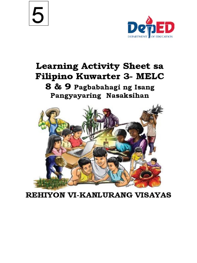 Week 4 Fil5 Las Q3 Melc 8 9 | PDF