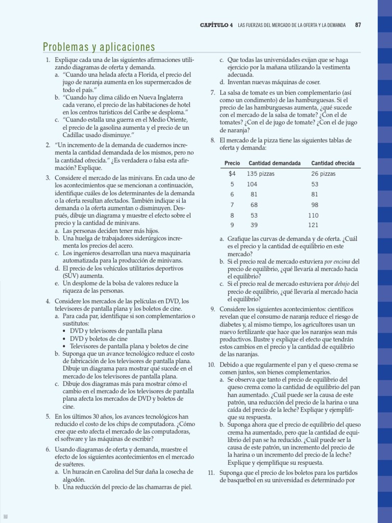 Libro Principios de Economía N Gregory Mankiw 87-88 | PDF | Oferta ...