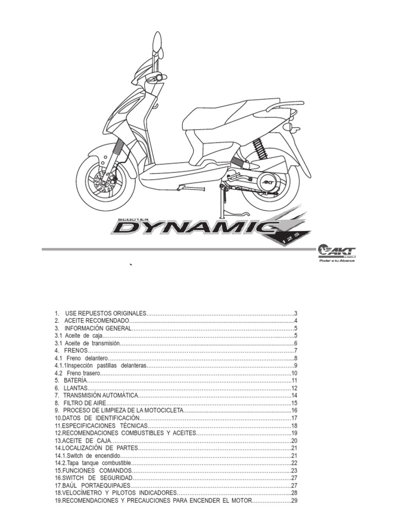 Manual Dinamic - CDR - Akt | PDF | Motocicleta | Agua
