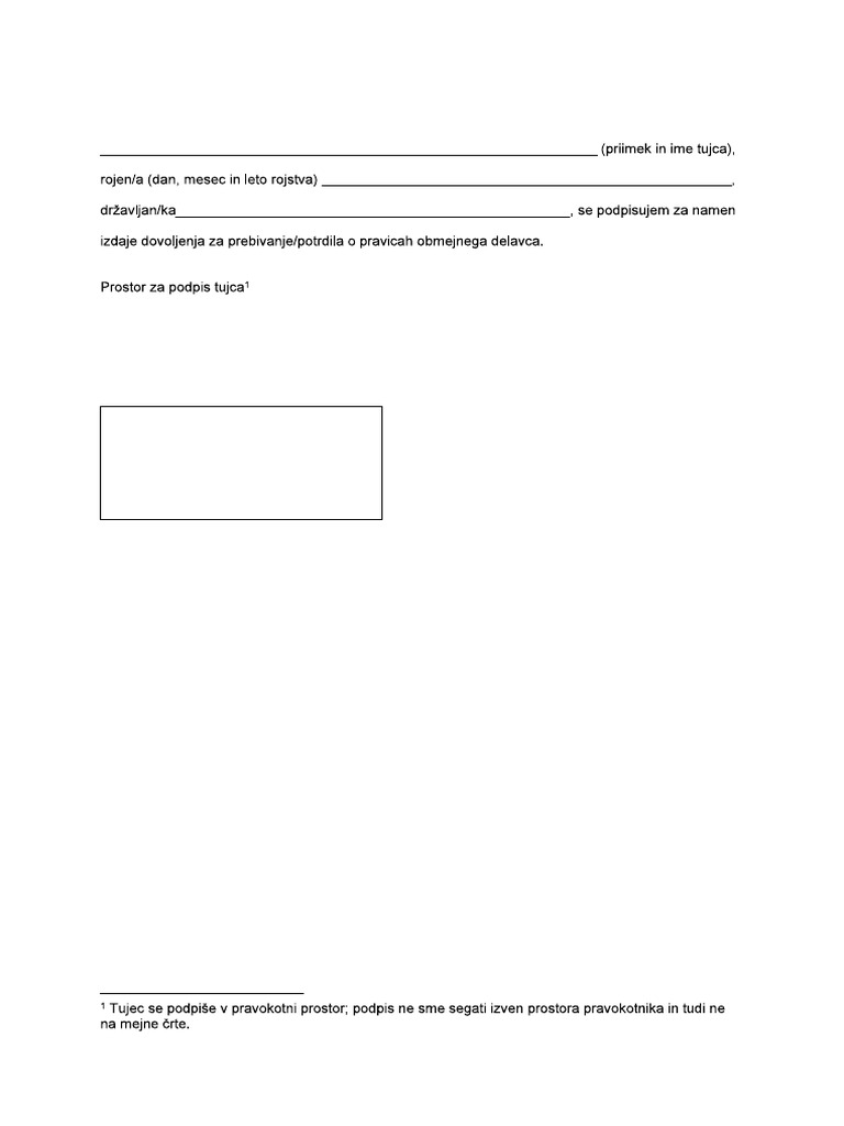 OBRAZEC Podpis TUJCA | PDF