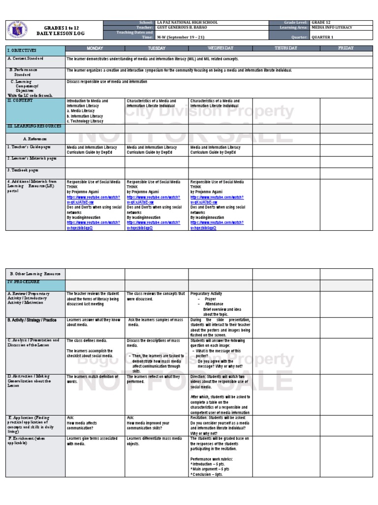 DLL MIL Week 3 | PDF | Learning | Information Literacy