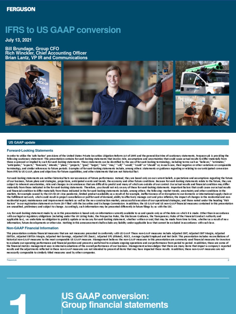 Ferguson's IFRS to US GAAP Transition | PDF | Balance Sheet | Income ...